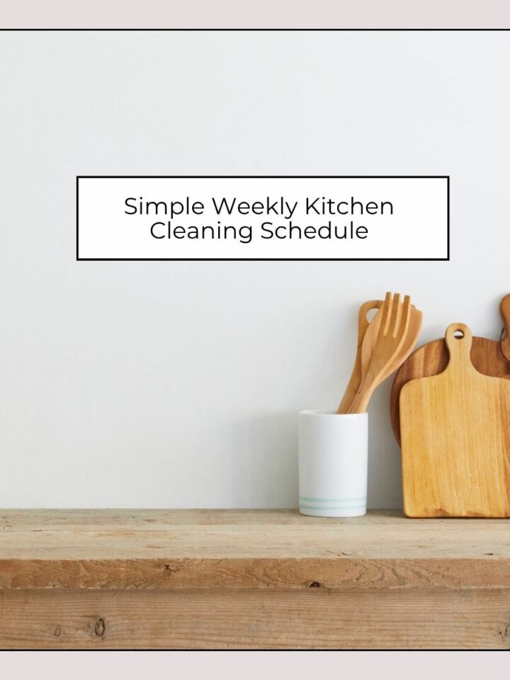 Monthly Cleaning Schedule To Keep Your Home Clean And Tidy (Plus Free ...