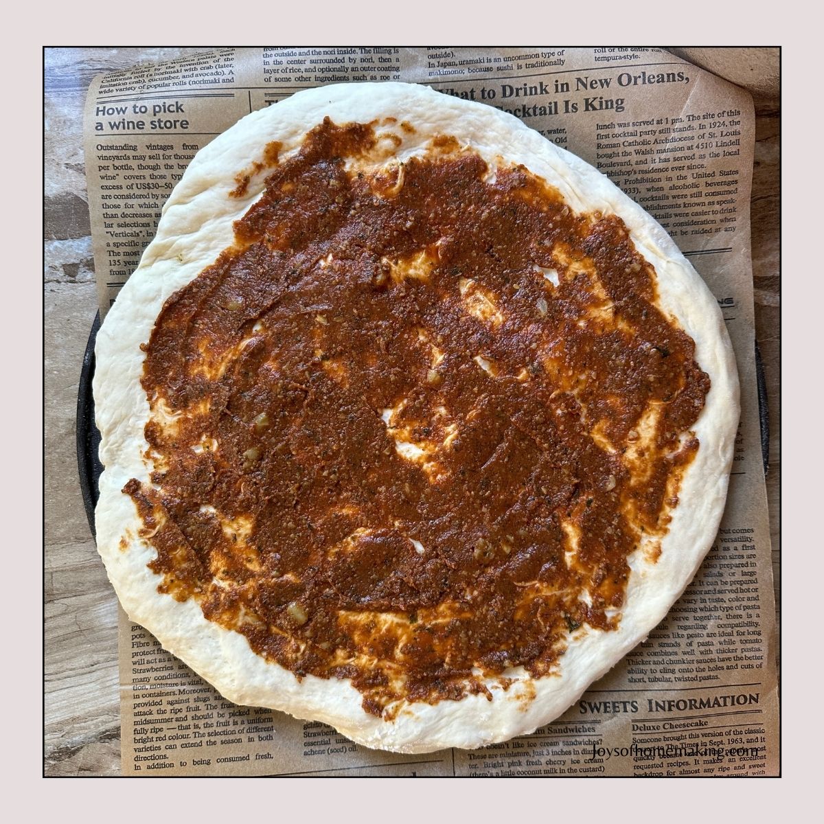 Easy Homemade Pizza Dough