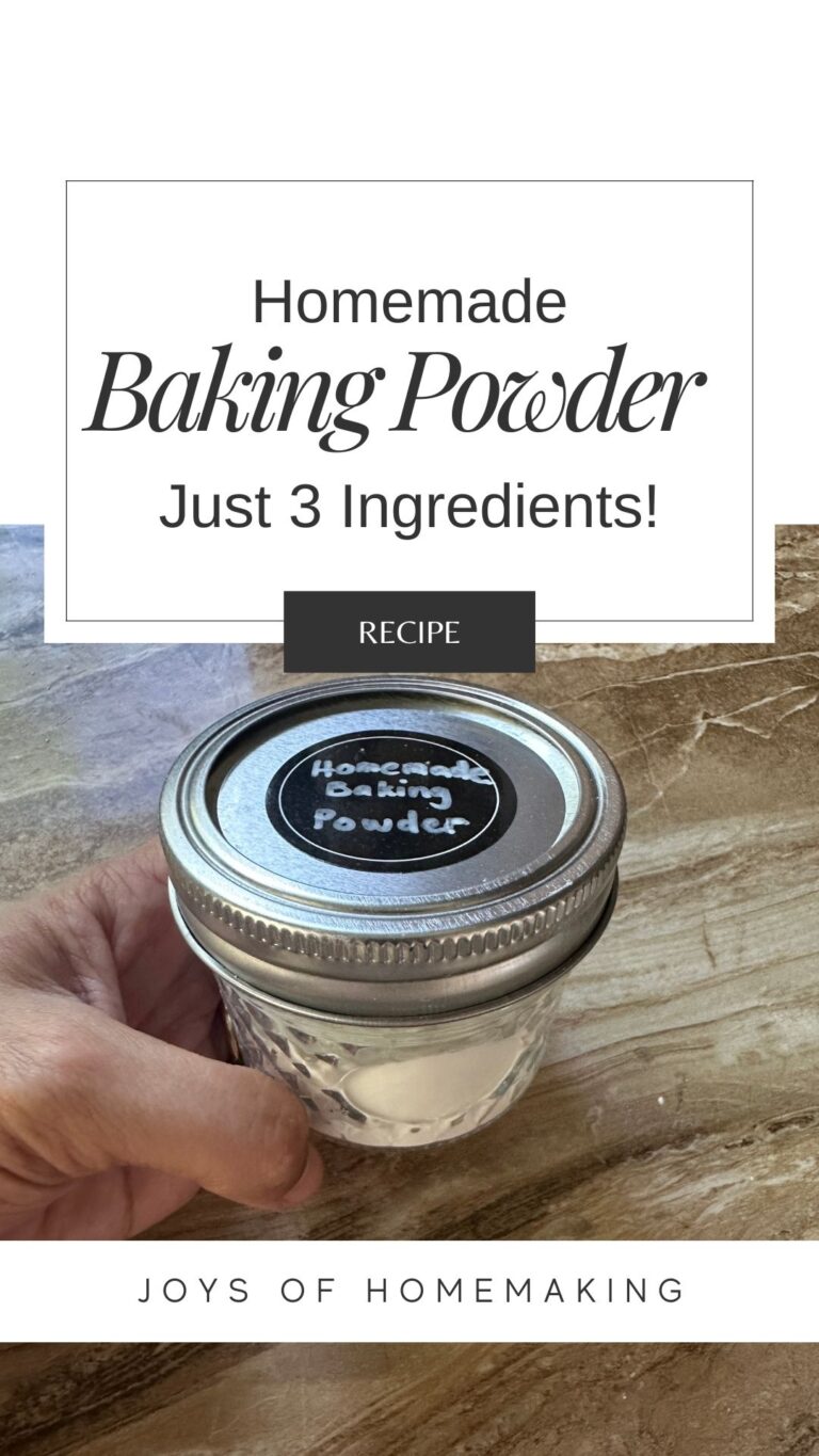 Homemade Baking Powder (Just 3 Ingredients!)